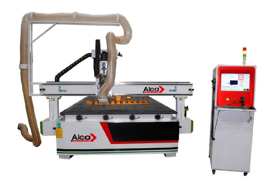 Centro Nesting de Usinagem CNC com Troca Automática de Ferramentas ...