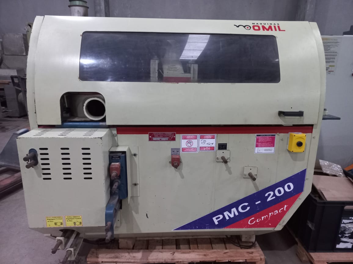PLAINA MOLDUREIRA 4 FACES OMIL modelo PMC-200 Compact - Sistema de ...